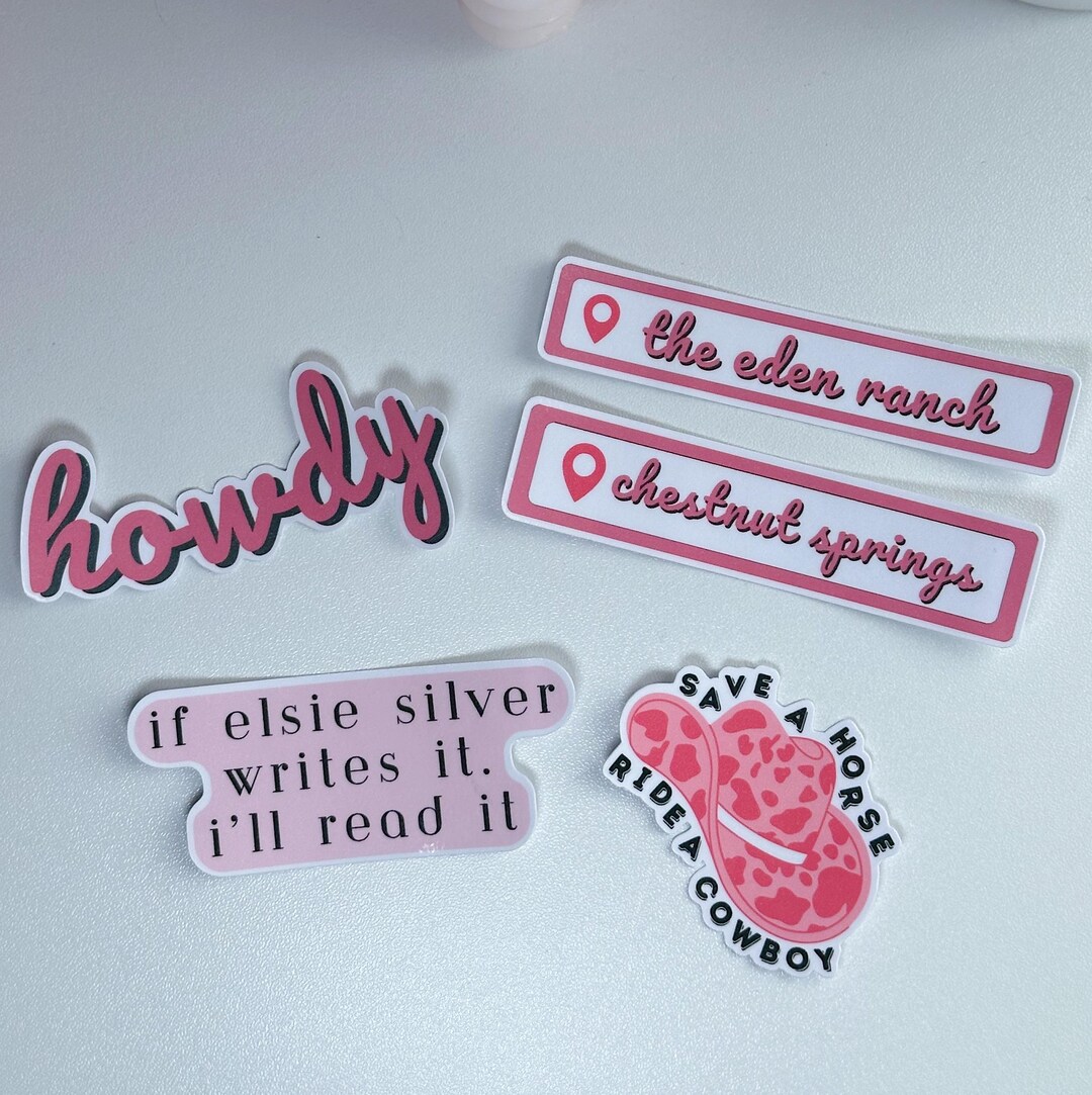 Elsie Silver 5-pack Sticker Bundle - Kindle Sticker - Chestnut Springs ...