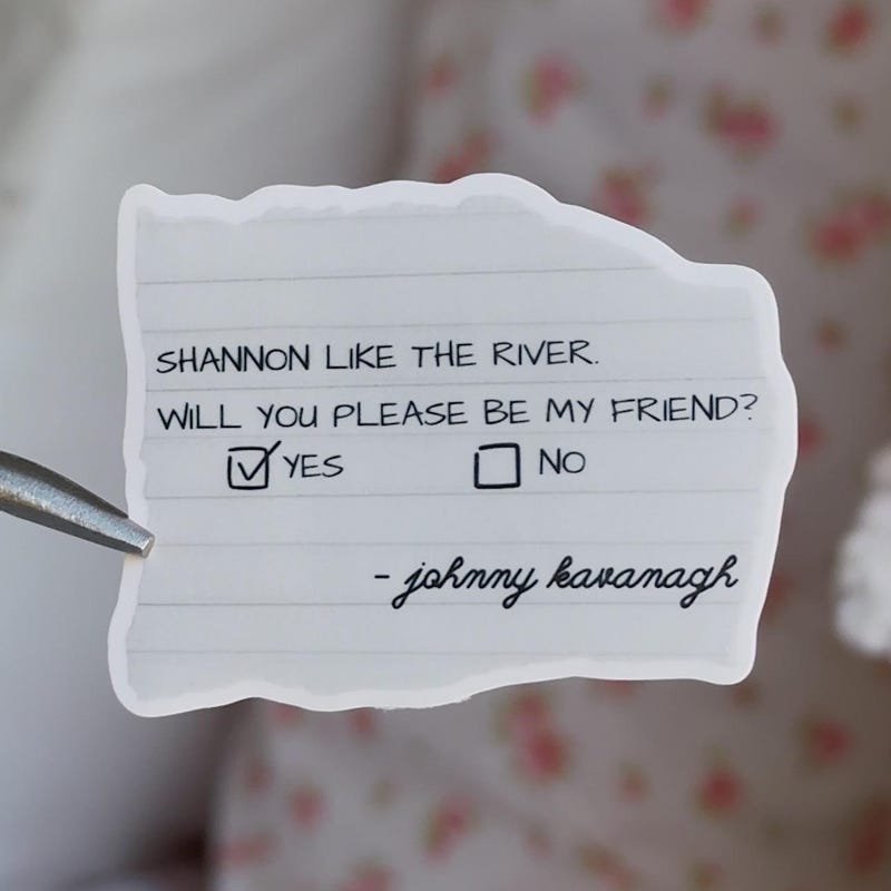 Johnny and Shannon Sticker - Etsy