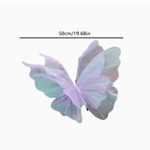 Giant Organza Butterfly: 50cm Wedding Decor and Birthday Decor - Etsy