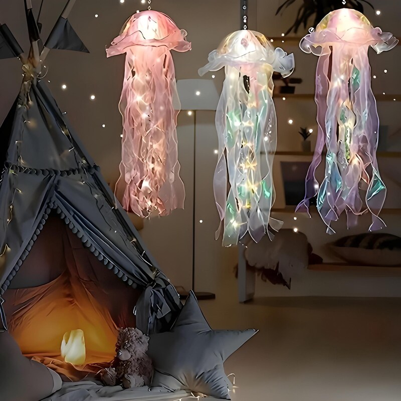 Lighted Jellyfish Decor - Etsy