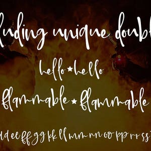 ELEANOR BOSCH / Whimsical Font / Script Font / Handlettered Font / OTSS / Bounce Script ...