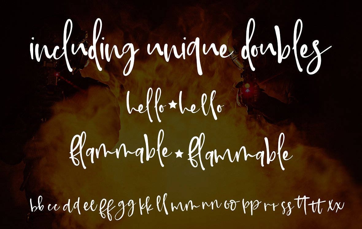 ELEANOR BOSCH / Whimsical Font / Script Font / Handlettered Font / OTSS / Bounce Script ...