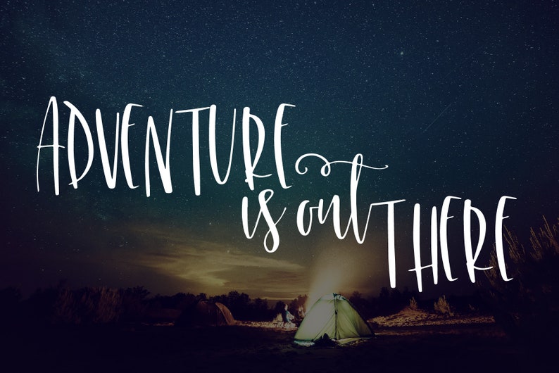 CAMPFIRE SONG / Whimsical Font / Script Font / Handlettered Font / OTSS ...