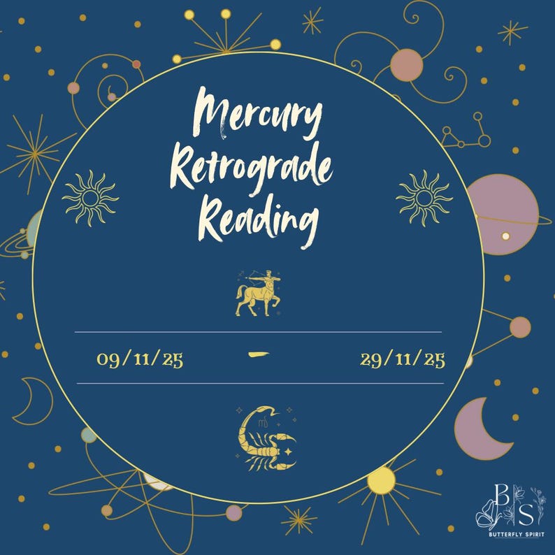 Mercury Retrograde Reading - Etsy