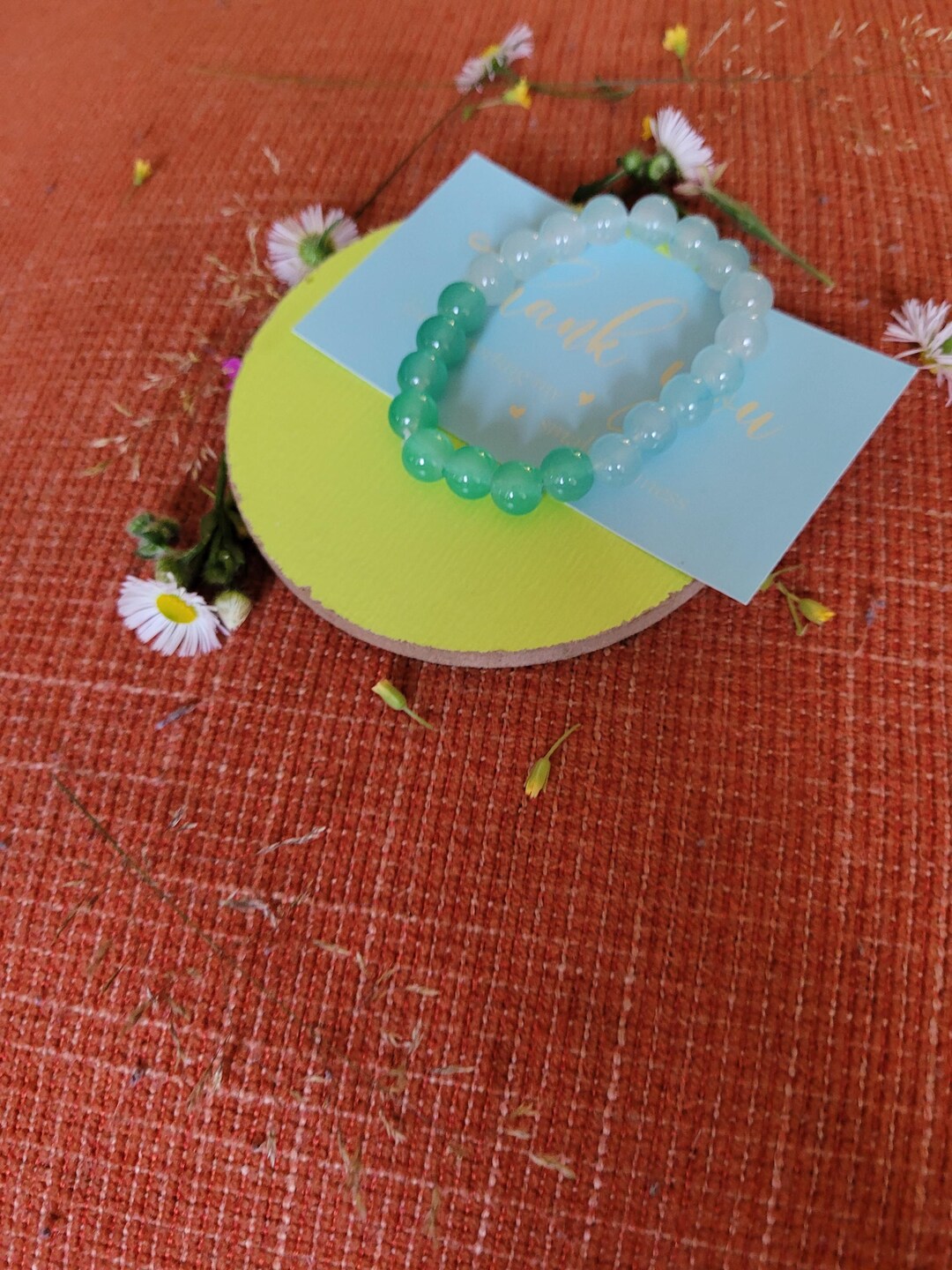 Ocean Wave Beaded Bracelet: Handcrafted Beach Jewelry - Etsy