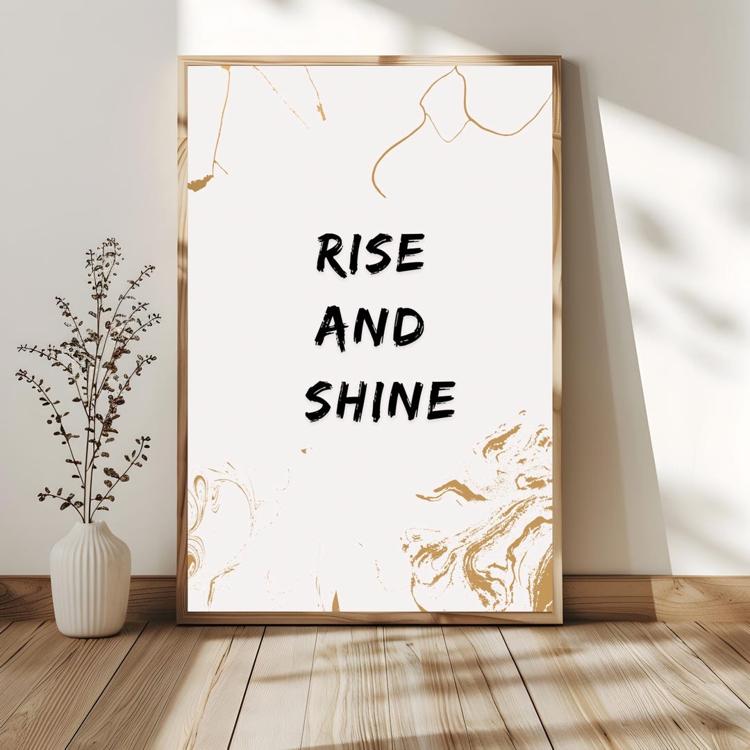 Minimalist Motivational Wall Art Digital Quote Art for Home or Office ...