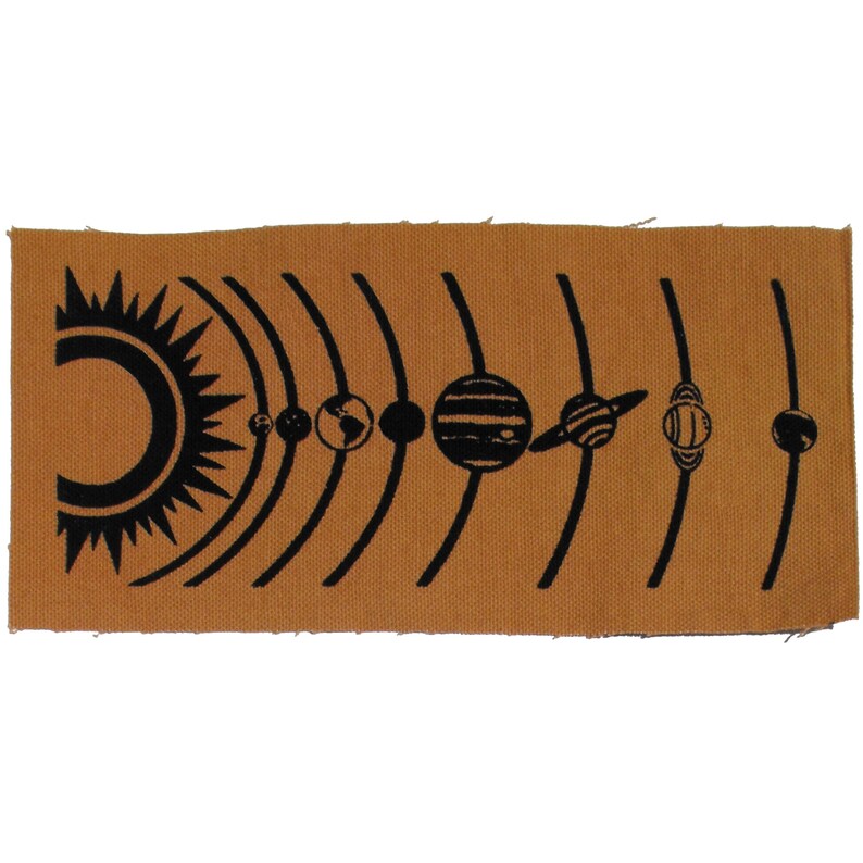 Solar System Patch Planets Patch Space Patch Space Fabric - Etsy