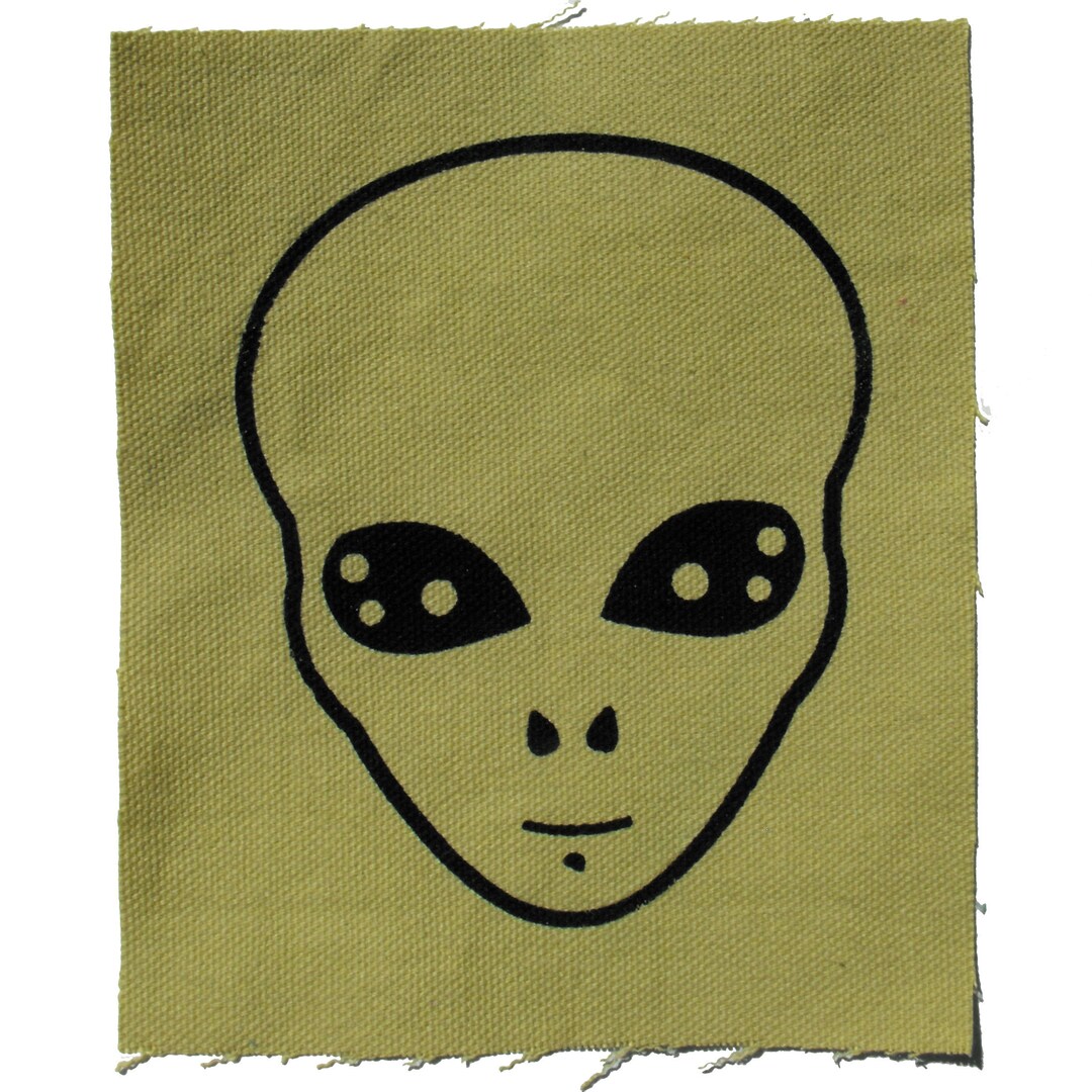 Alien Patch Retro 90s Cute Alien Patch Screen Print Patch 90's Patches ...