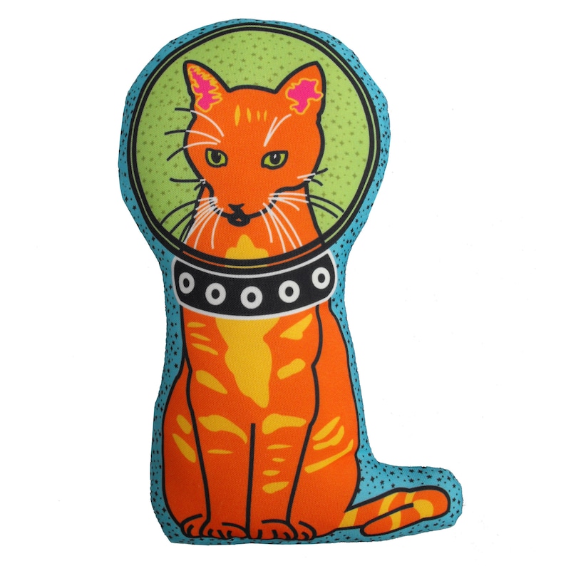 Space Cat Plush Alien Cat Pillow Space Stuffed Animal Outer - Etsy