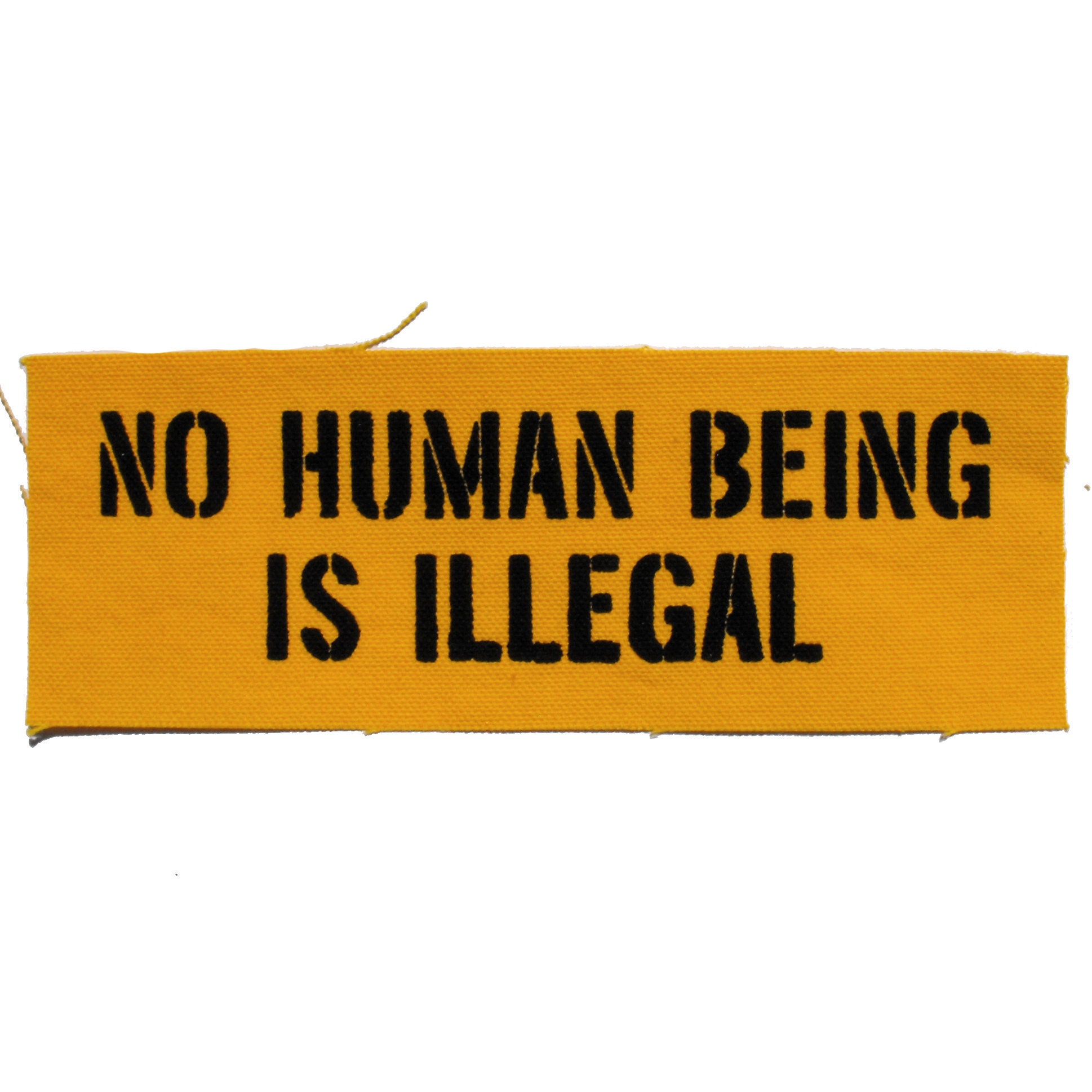 No Human Being is Illegal Patch Political Patches Immigrant | Etsy
