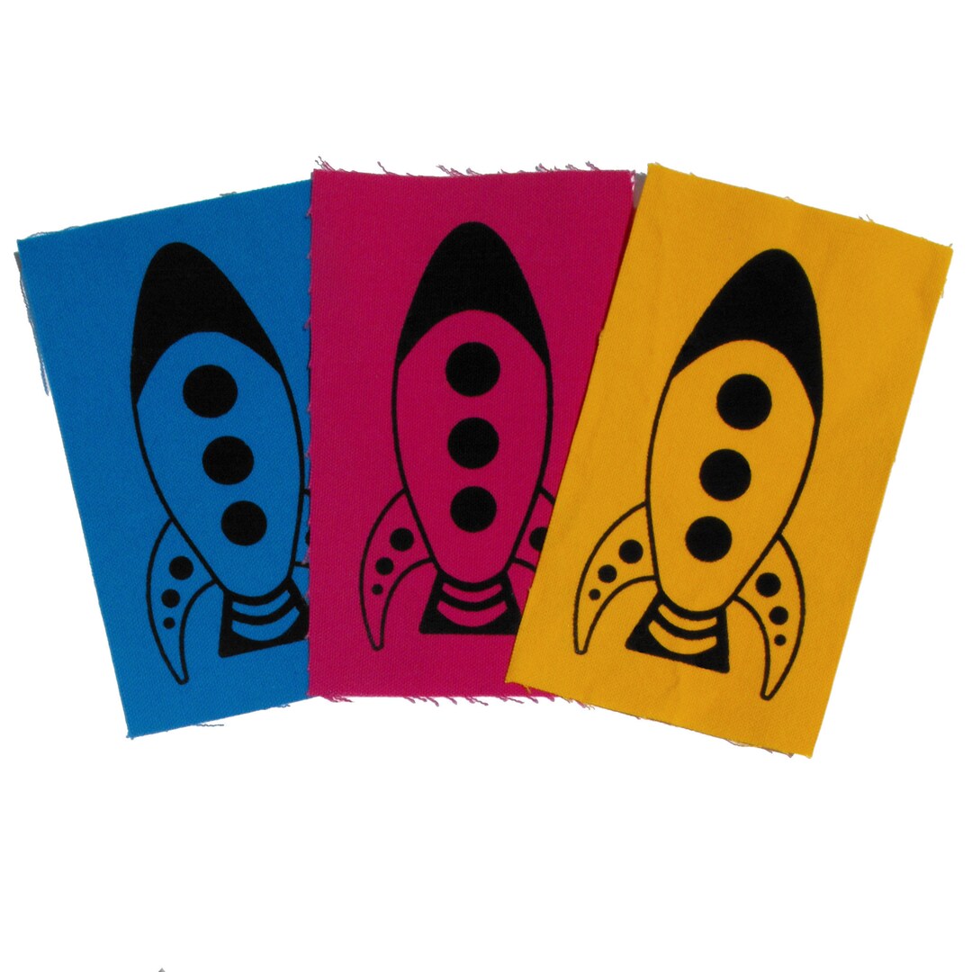 Rocket Ship Patch Outer Space Ship Patch Rocket Patch Spaceship UFO ...