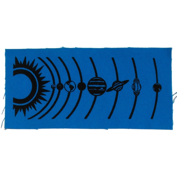 Solar System Patch Planets Patch Space Patch Space Fabric - Etsy
