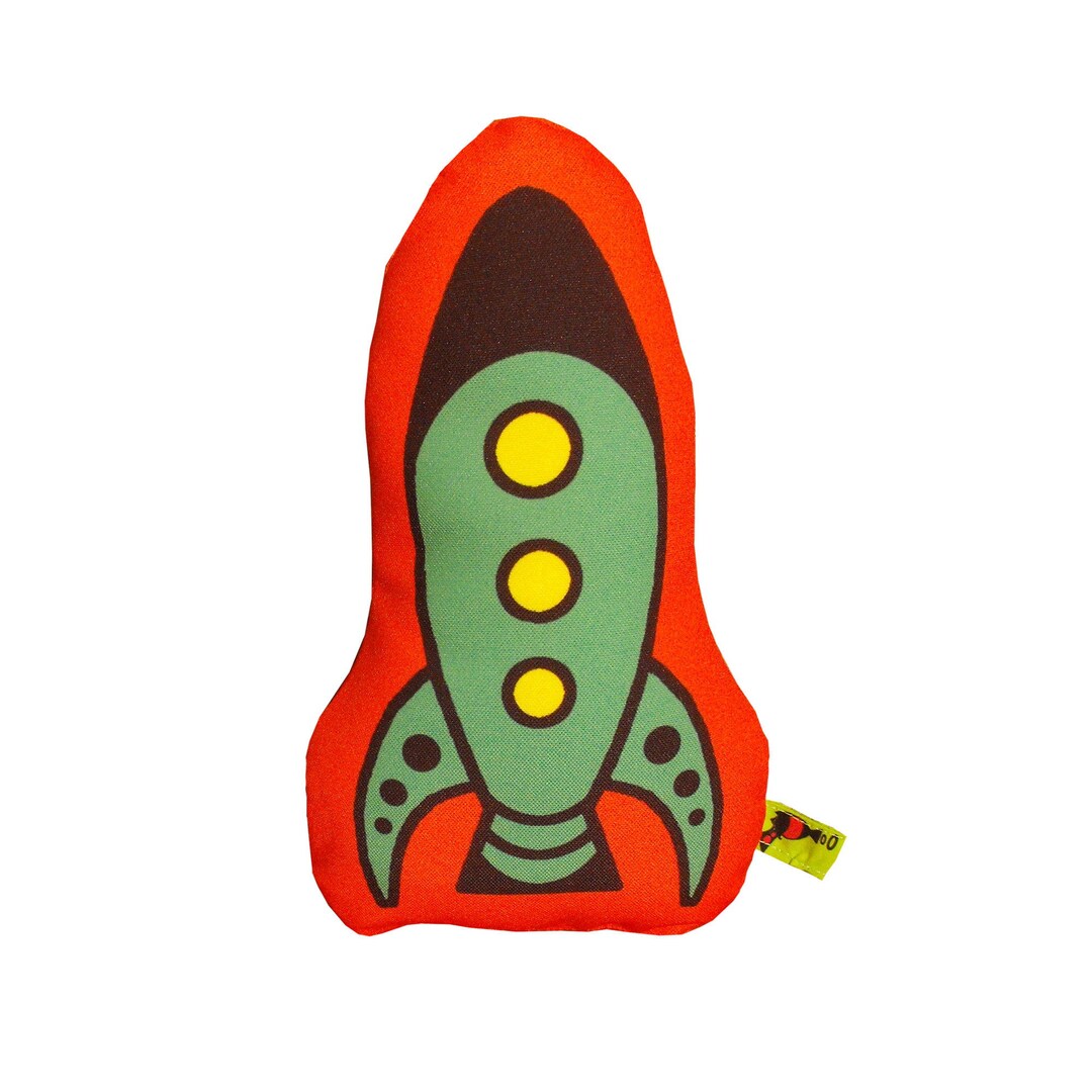Rocket Ship Toy Spaceship Plush Outer Space Toys Stuffed Animal Retro ...