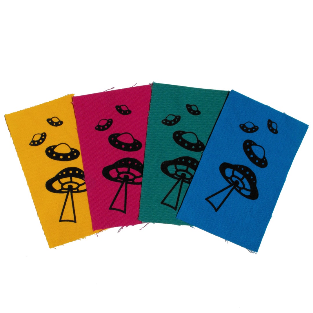 UFO Patch Alien Invasion Patch Outer Space Patch Rocket Ship Cute Space ...