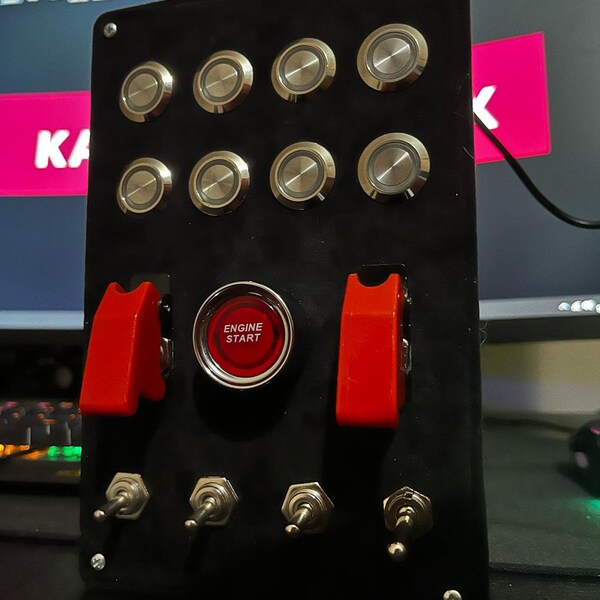 Sim Racing Button Box - Etsy