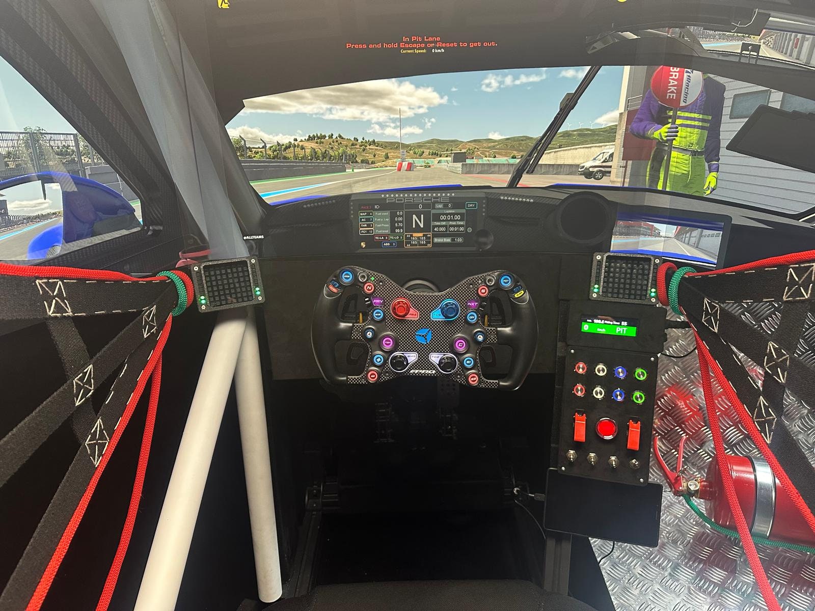 15 Button Lighted Professional Sim Racing Button Box for Pc for All ...