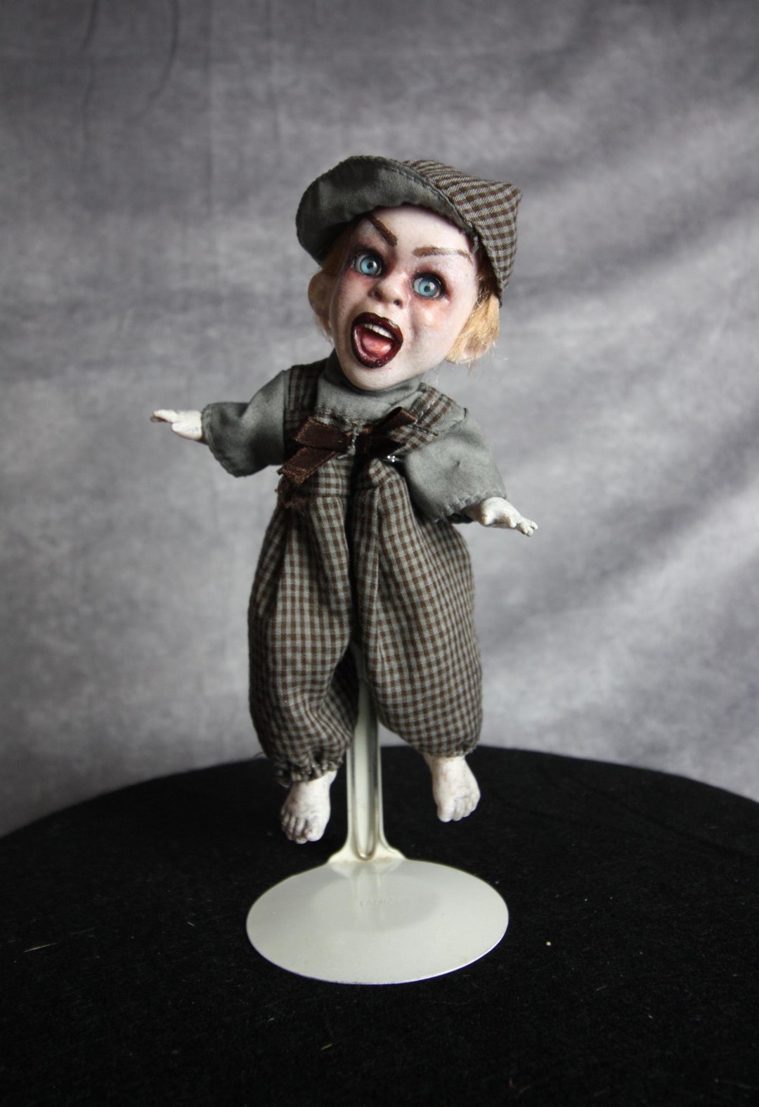 Creepy Doll Haunted Doll Halloween Doll Fred Rowan Grimly Gala 57 7.5 ...