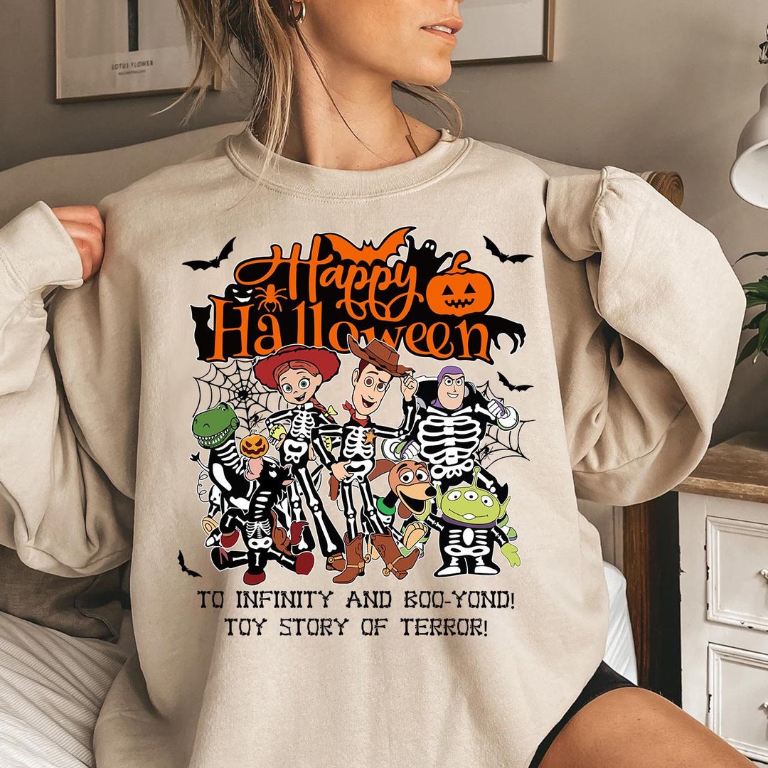 Toy Story Skeleton Halloween Sweatshirts, Disney Halloween Shirts ...