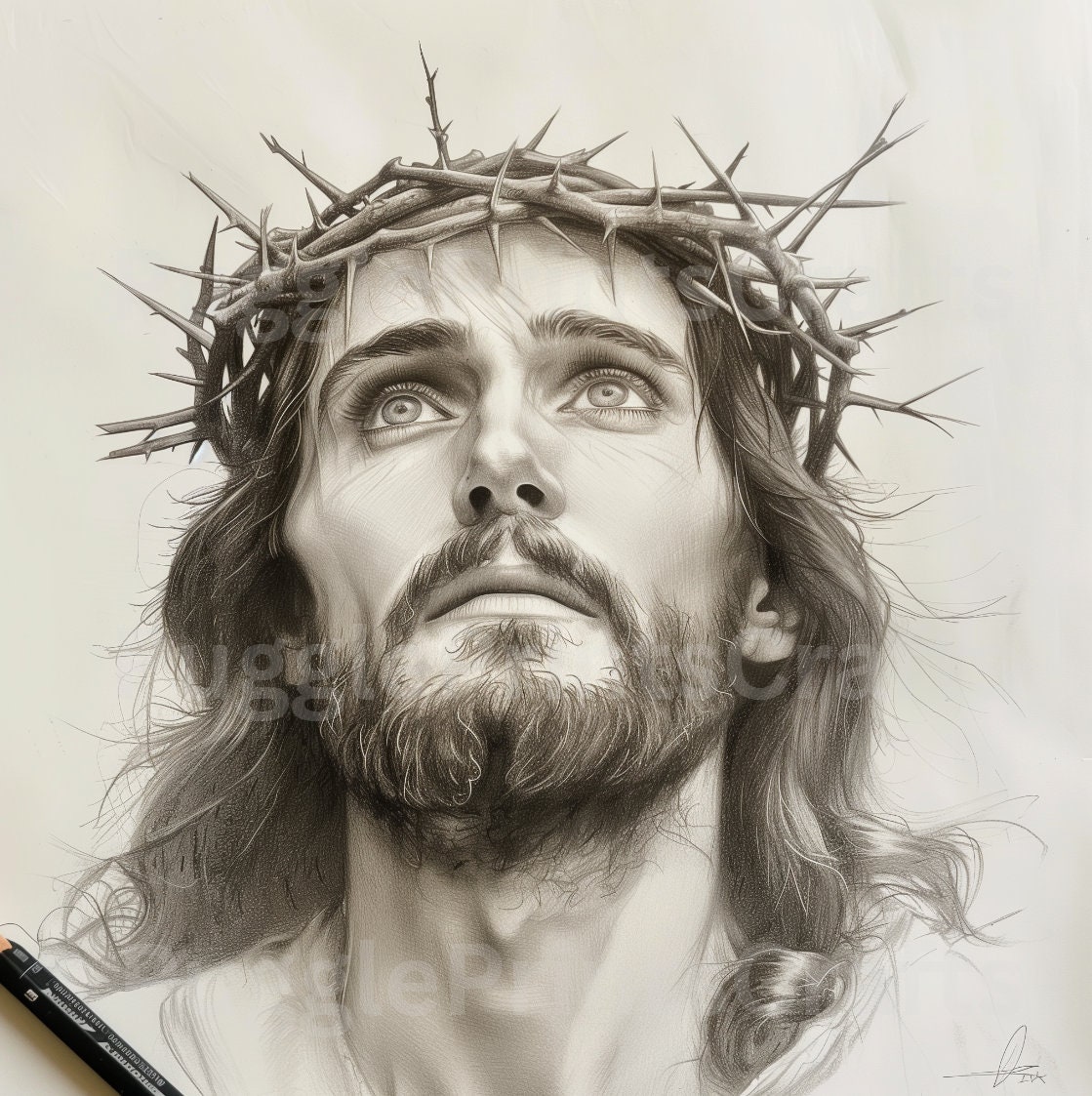 Jesus Digital Print - Etsy