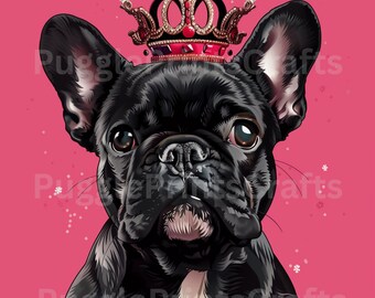 Cute French Bulldog Puppy Digital Sticker Art 117 - Etsy