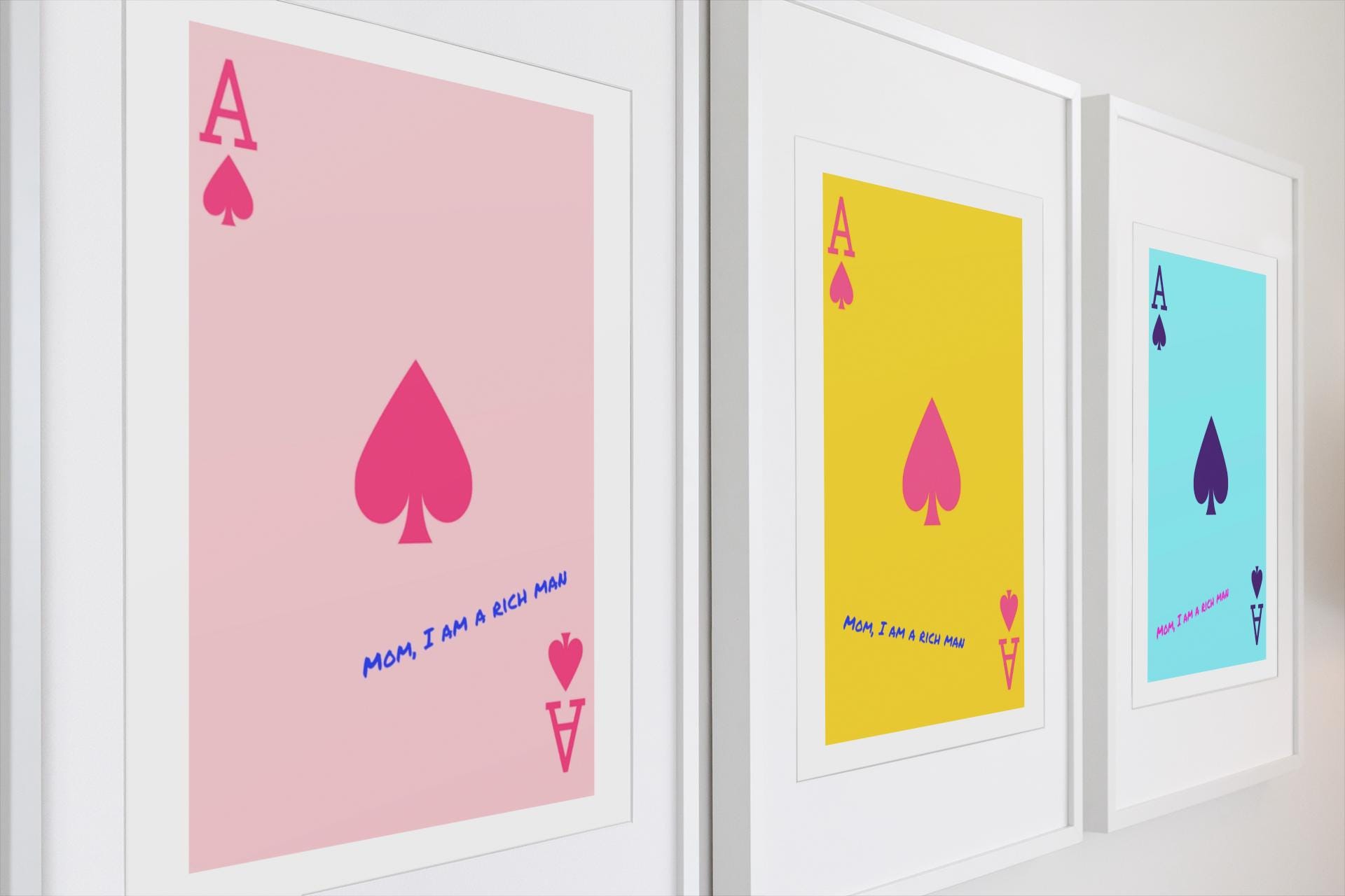 Gallery Wall Art Set,ace of Spades, Aesthetic Poster,wall Art Funky ...