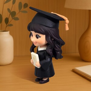 Custom Graduation Gift 3D Printed Pixar Style Figurine – High School ...
