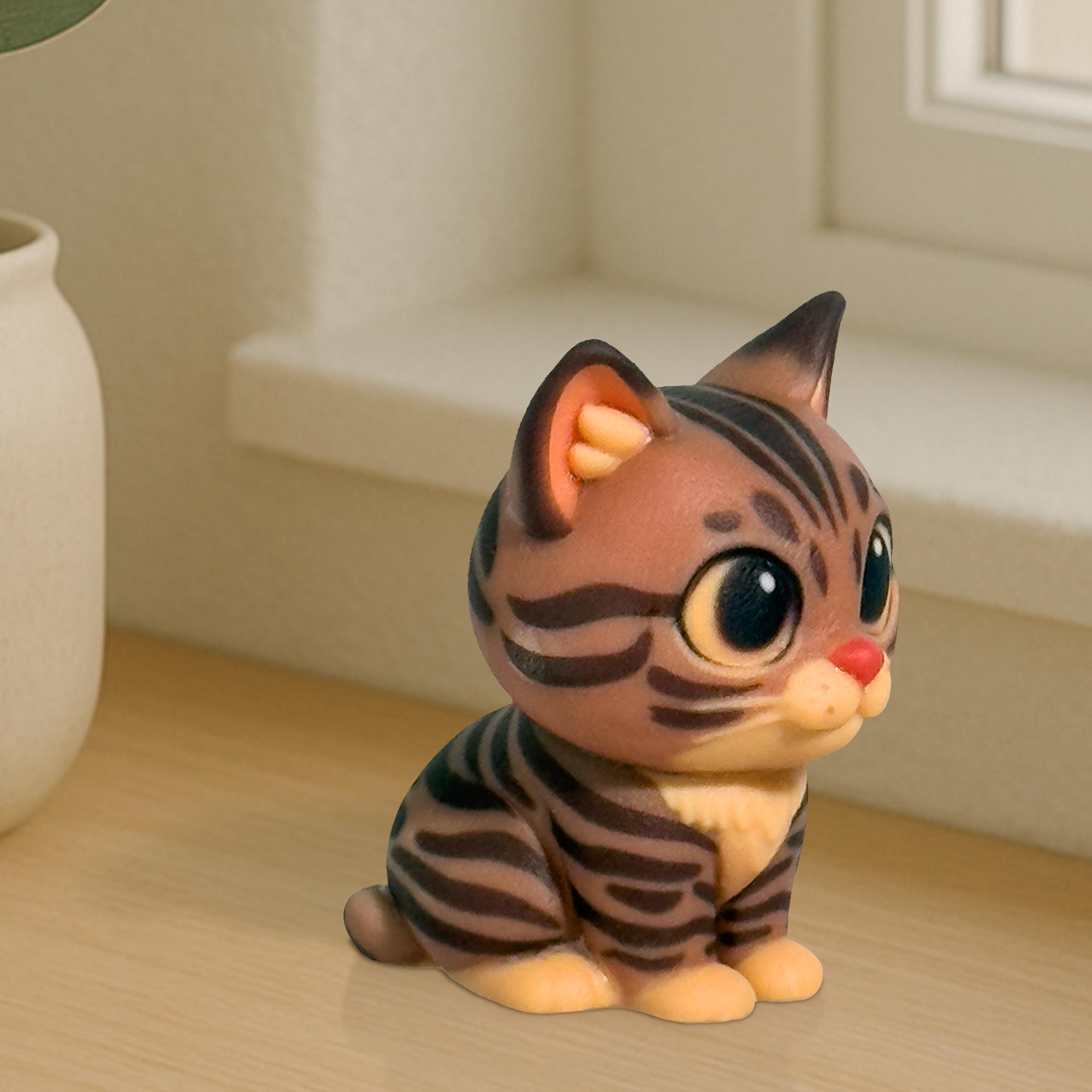 Custom Cat Figurine From Photo – Personalized Kitty Sculpture Gift ...