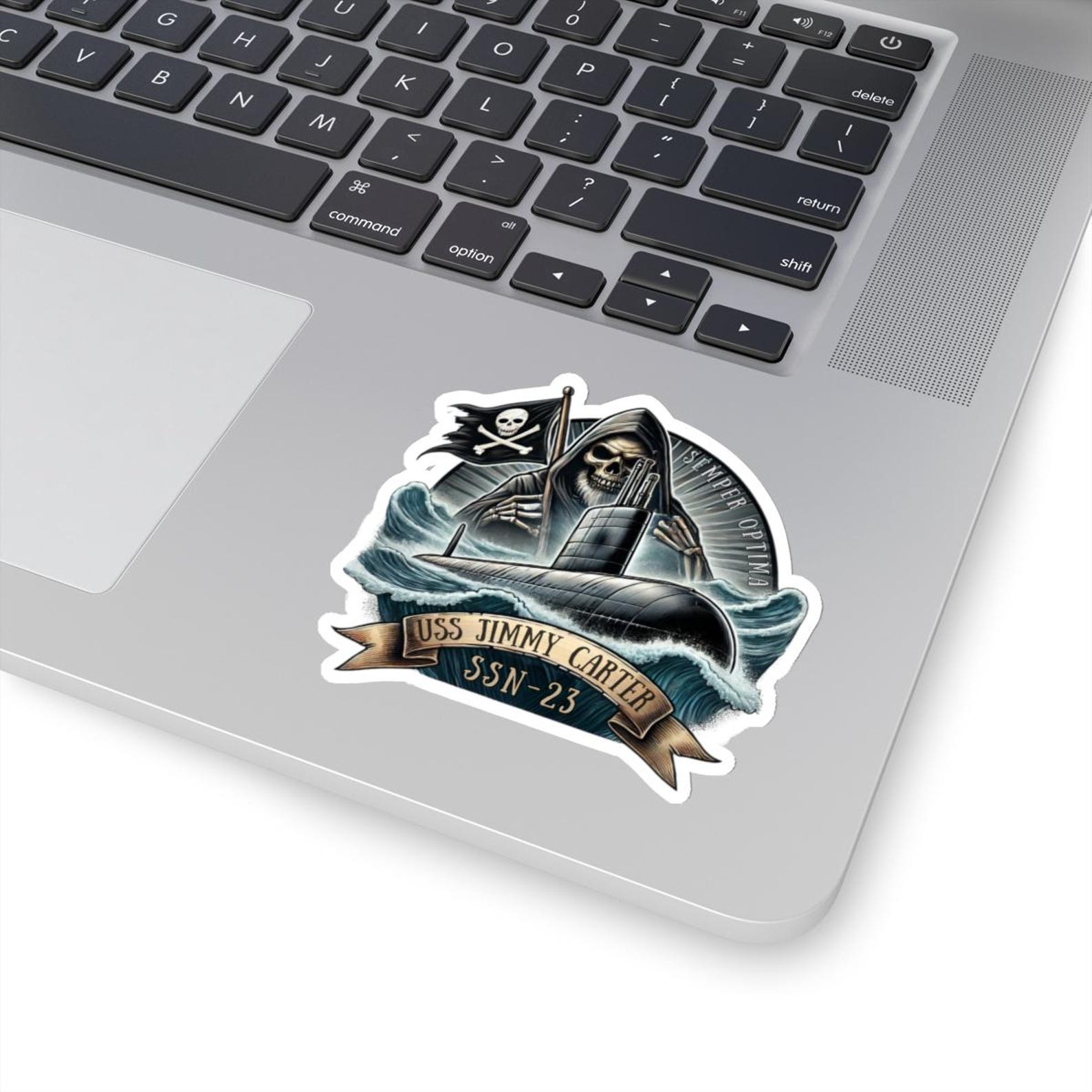 Navy Submarine Sticker, USS Jimmy Carter SSN-23 Sticker, Military ...