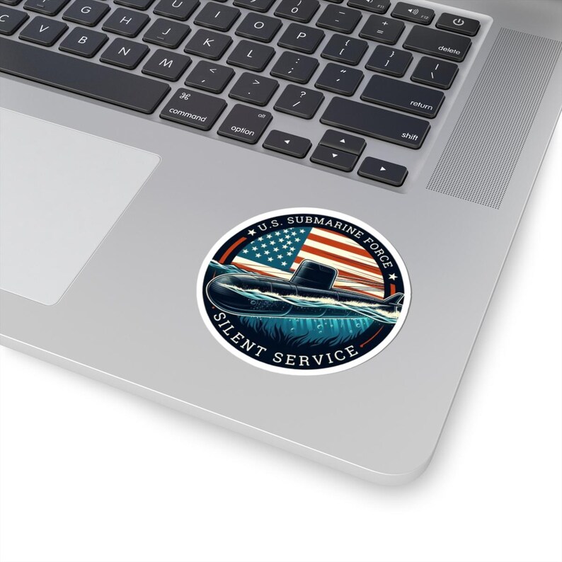Navy Silent Service Submarine Sticker, Military Sub Sticker, Naval ...