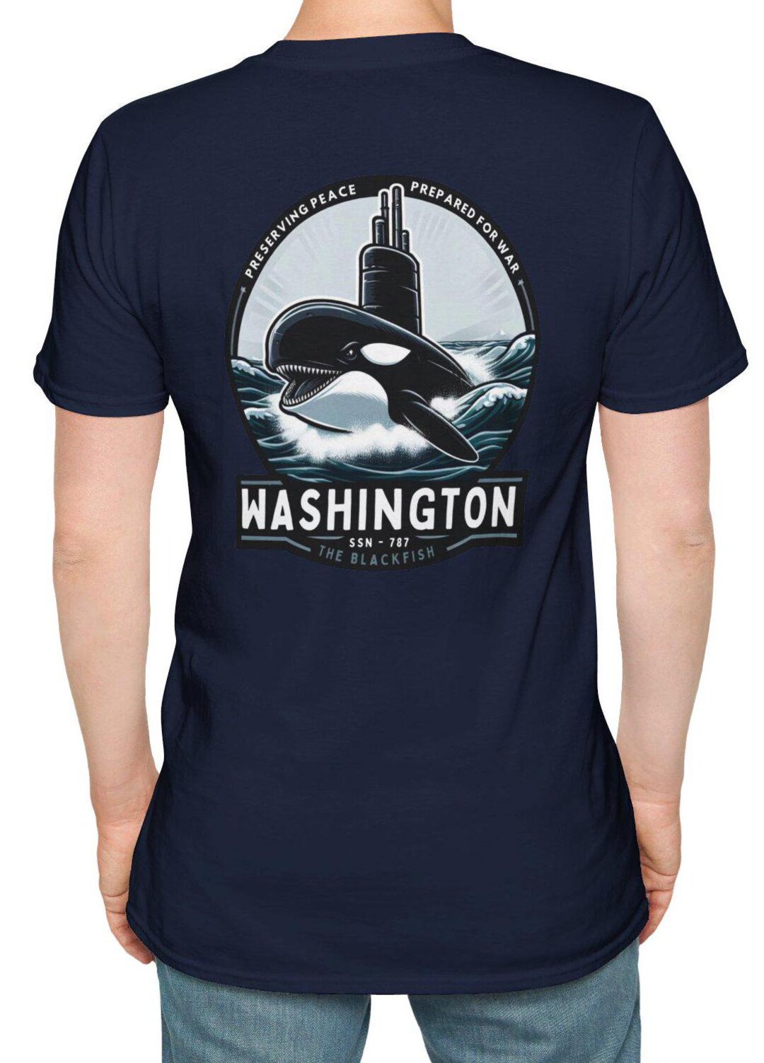 USS Washington SSN 787 Submarine T-shirt - Etsy