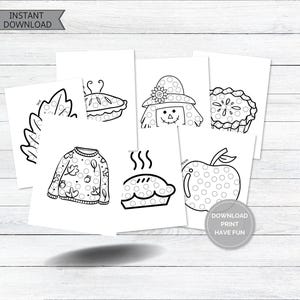 Fall & Thanksgiving Dot Marker Sheets, Autumn Coloring Pages, Preschool ...