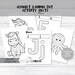 Alphabet & Animals Dot Marker Sheets, Alphabet Coloring Pages ...