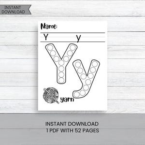 Alphabet Dot Marker Sheets, Alphabet Coloring Pages, Dab It Worksheets ...