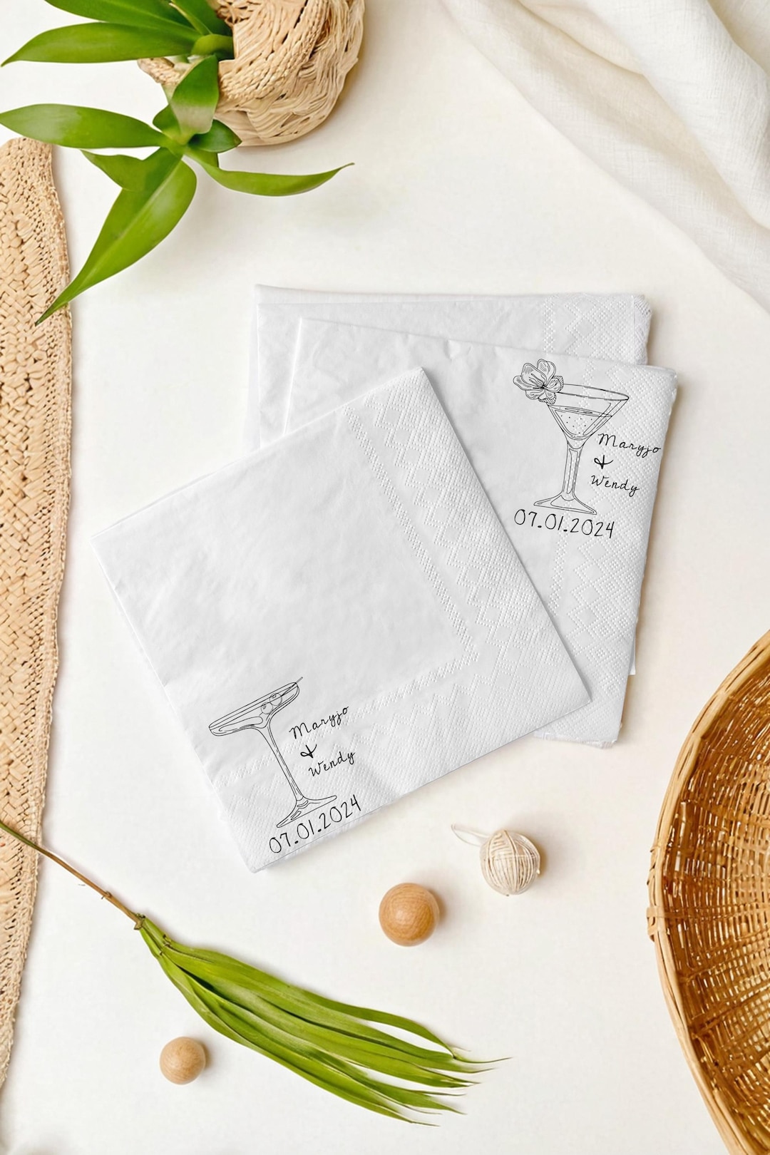Wine Glasses Cheers Napkin, Wine Cocktail Napkin, Monogrammed Napkins ...