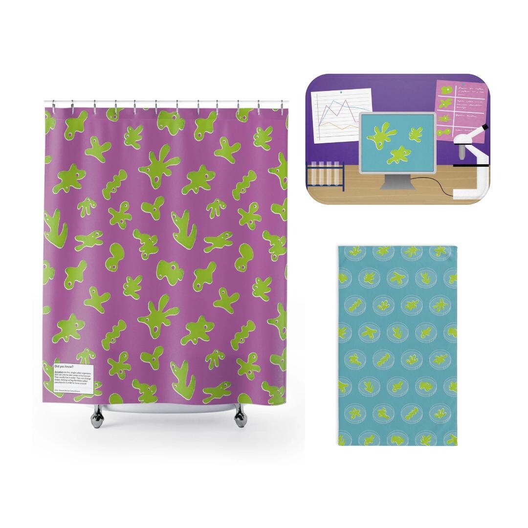 Microbe Magic Bath Set Cute Science Gifts for Biology Lovers: Shower ...