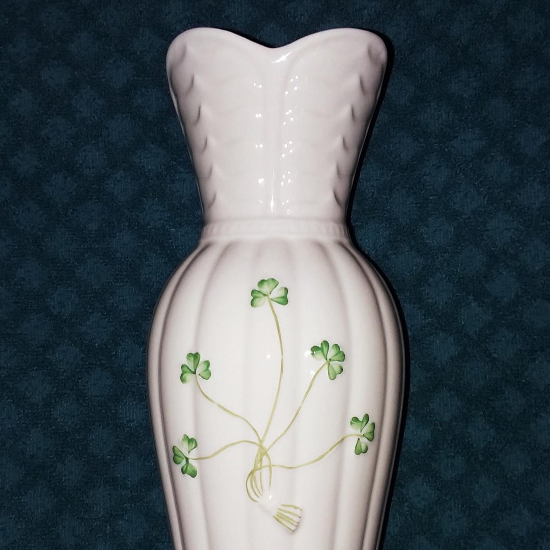 Belleek Irish Vase, 9 Inches (H) X 4 Inches (W) - Etsy