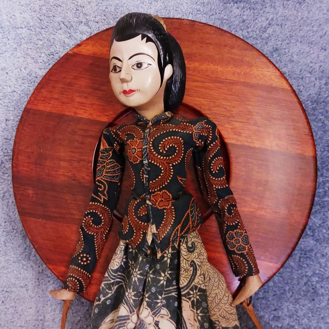 Indonesian Hand-carved Puppet - Etsy