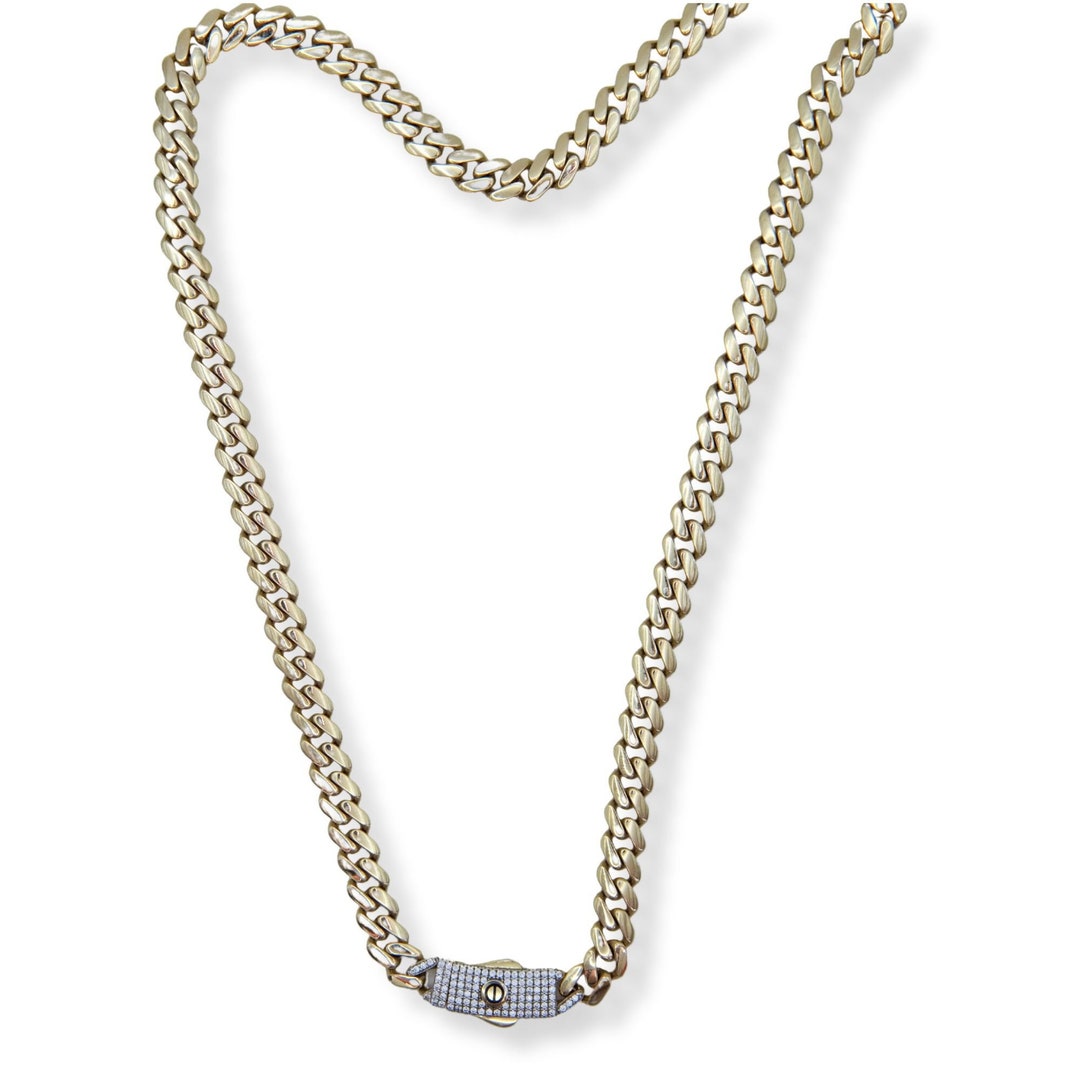 10k Gold Original Hollow Cuban Cut - Etsy