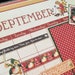 September Scrapbook Layout Page, Calendar Style Layout, Back to School ...