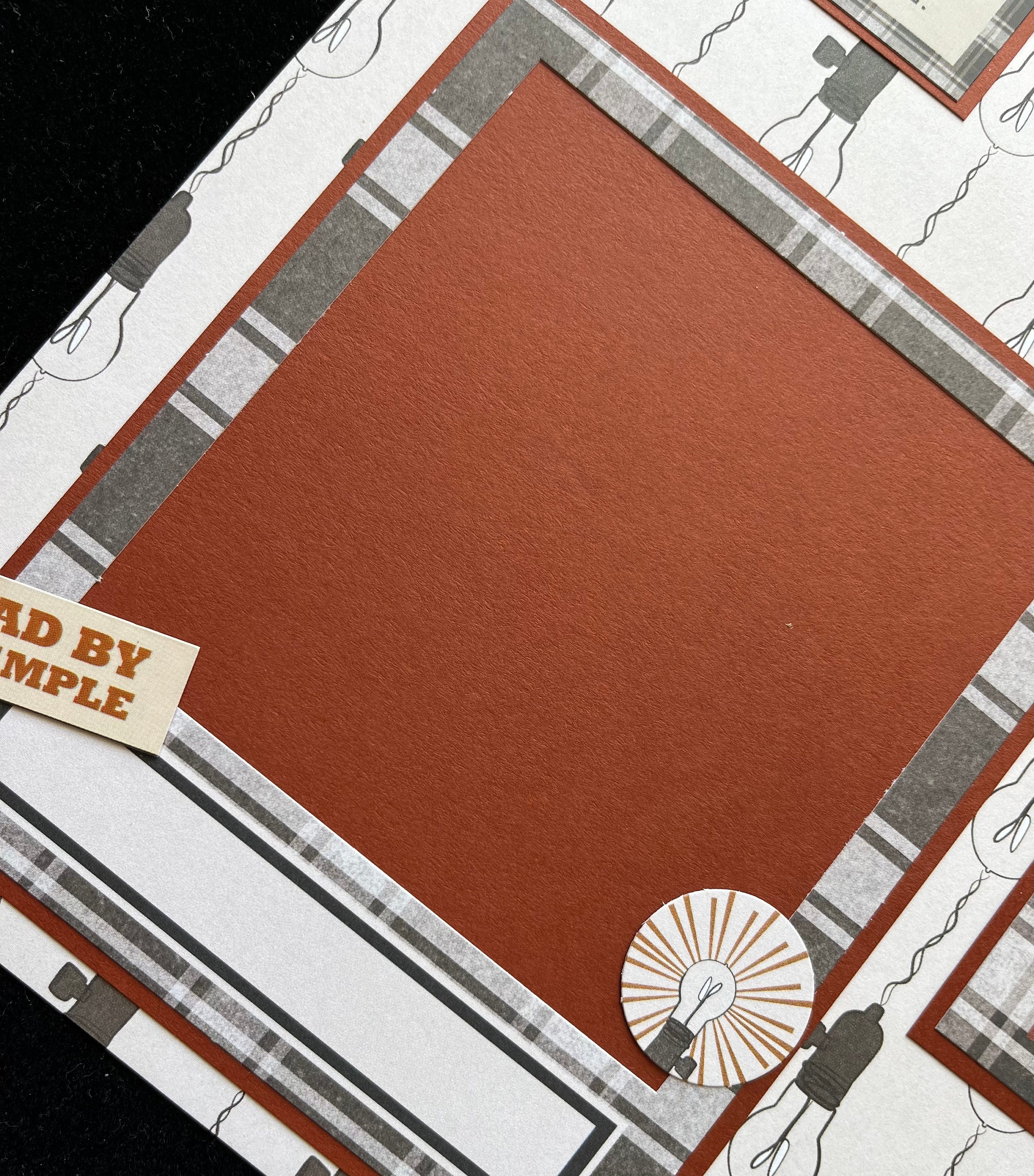 Masculine Two Page Scrapbook Layout, Mens Layout, Teen Boy Layout ...