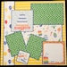 Premade Birthday Scrapbook Album Page, Cake and Balloons - Etsy