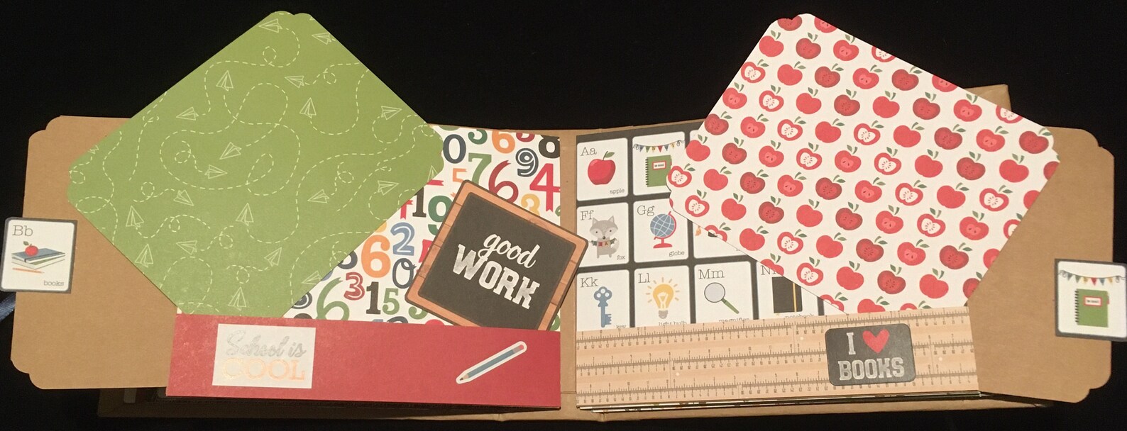 School Days Scrapbook Mini Album, Mini Photo Album, Album, Journal ...