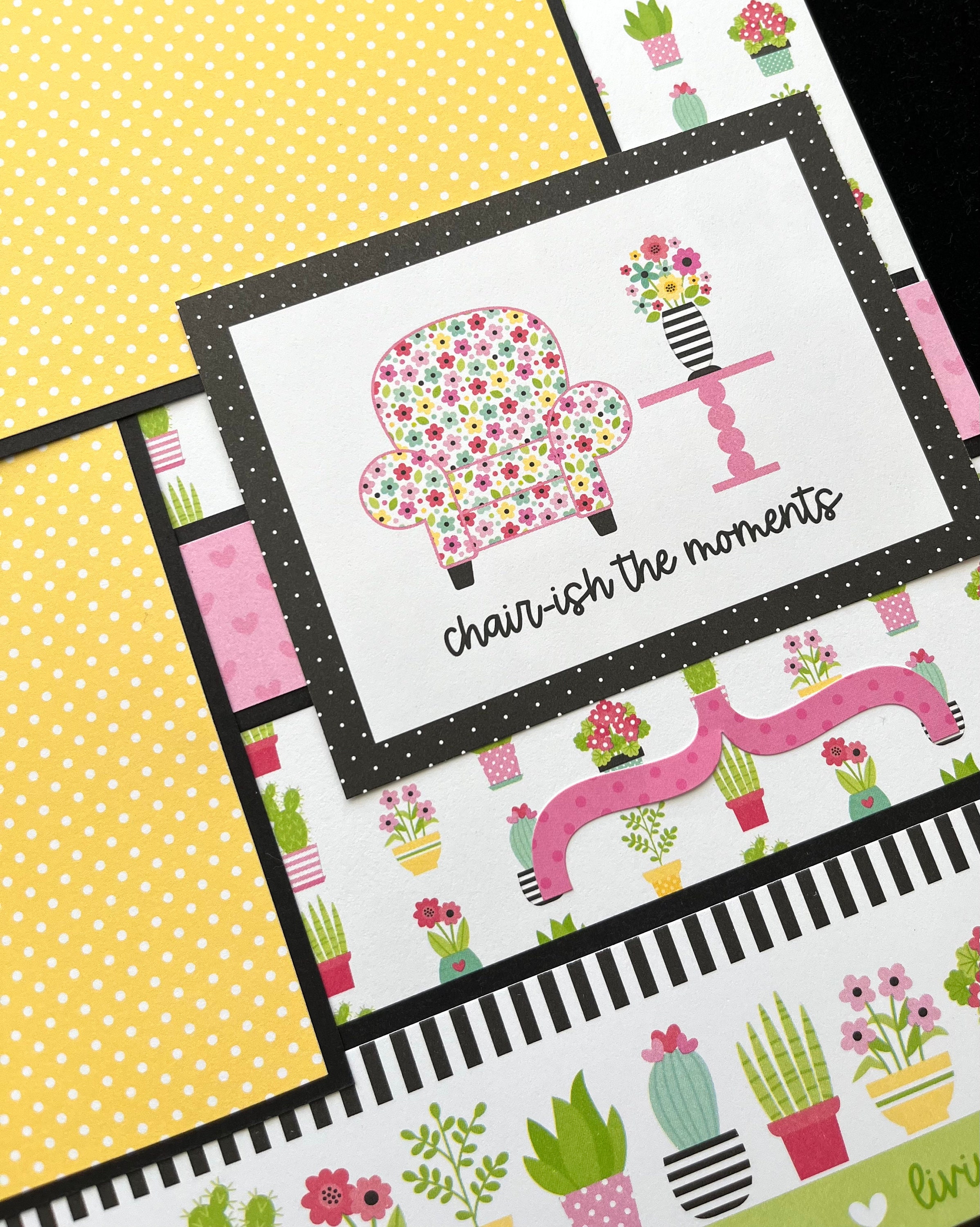 Home Scrapbook Layout Page, Love Home Premade Album Page, Fully ...