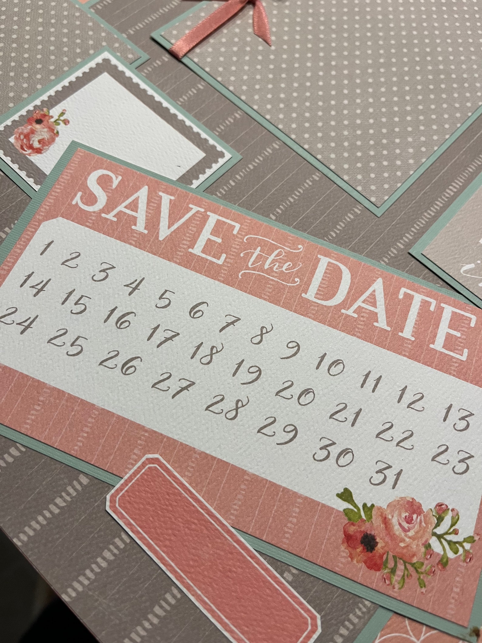 Wedding Scrapbook Layout, Wedding Album Page, Premade Scrapbook Layout ...