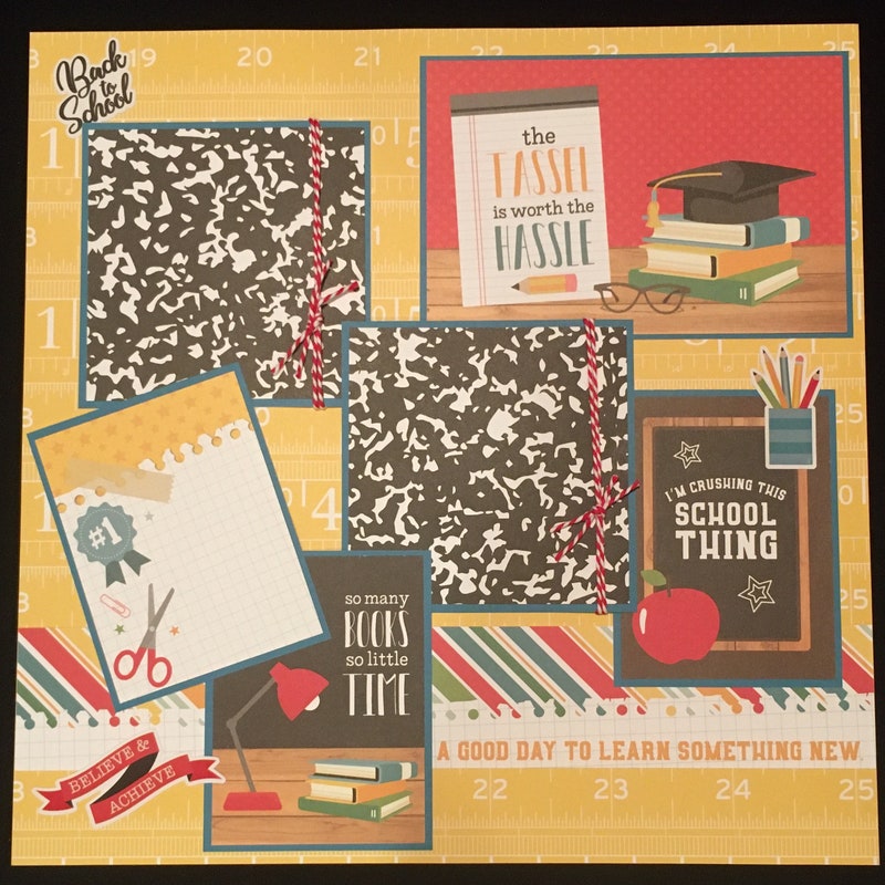 School Scrapbook - Etsy