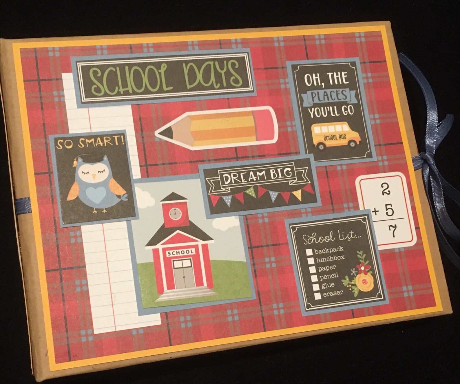 School Days Scrapbook Mini Album, Mini Photo Album, Album, Journal ...