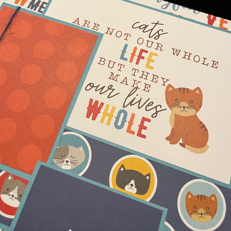 Cat Scrapbook - Etsy