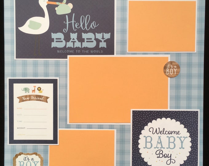 Baby 14 Page Layout Set, 12 Months Plus Newborn & First Birthday ...