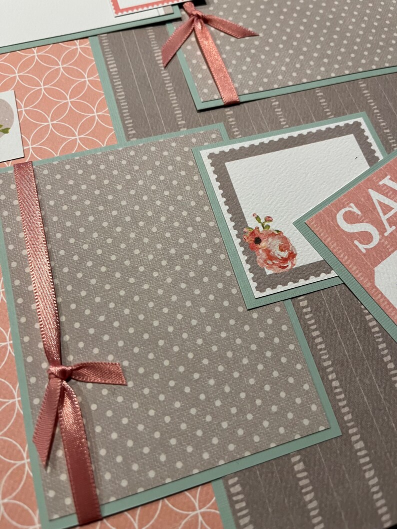 Wedding Scrapbook Layout, Wedding Album Page, Premade Scrapbook Layout ...