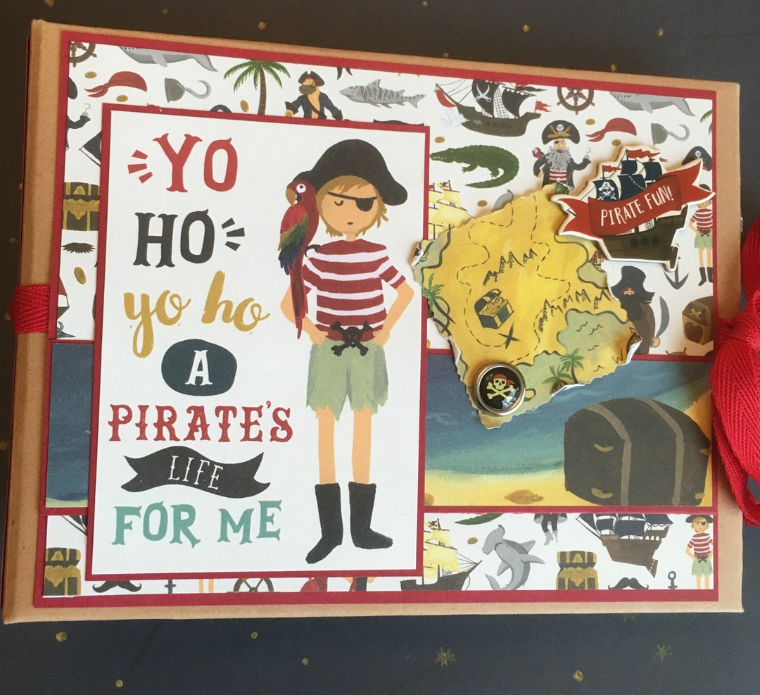 Pirate Mini Album Summer Memories Scrapbook Boy Album - Etsy
